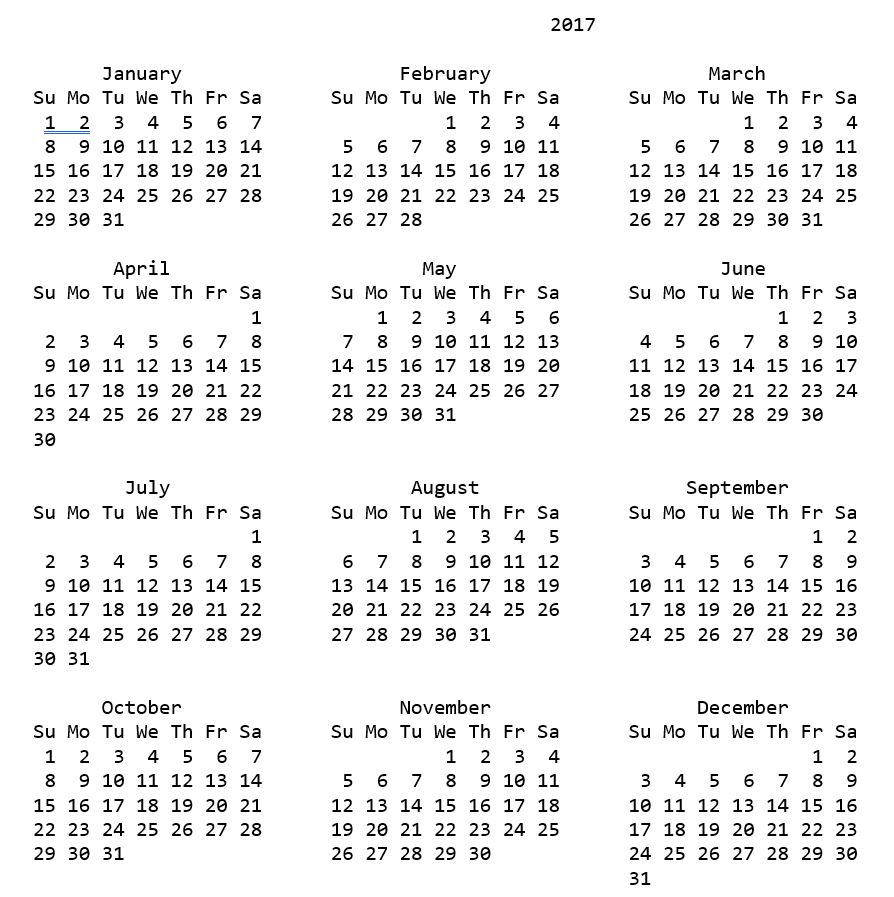 Calendar Wikipython 9128